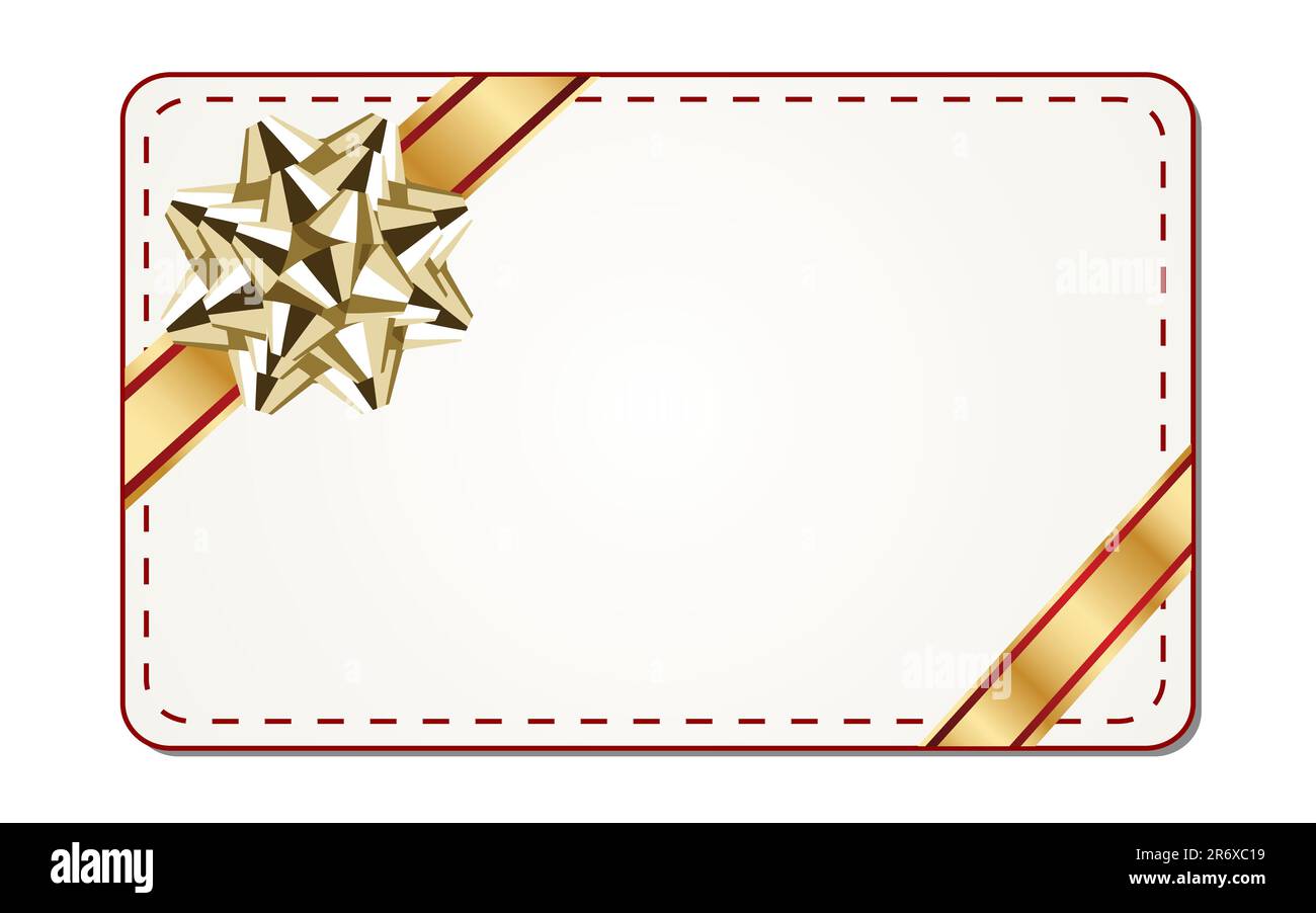 Vector gift tag on white background Stock Vector Image & Art - Alamy