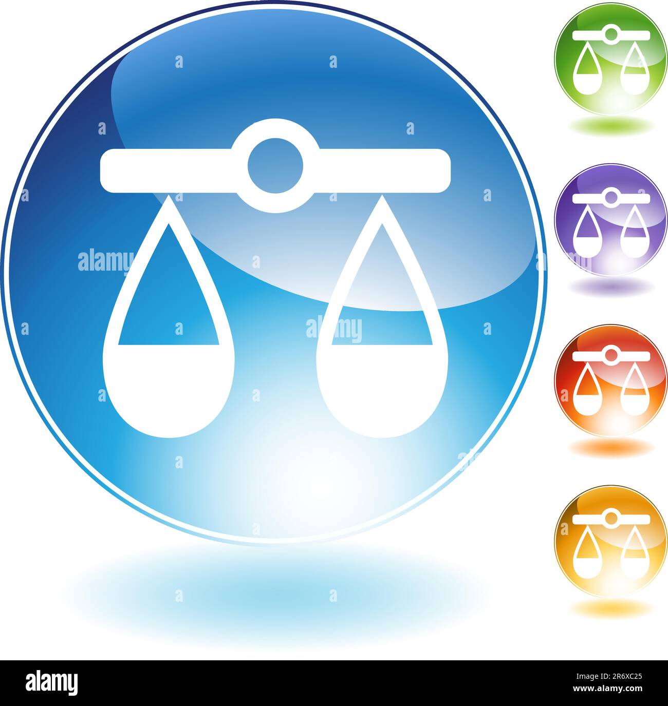 Balance on scale Stock Vector Images - Alamy