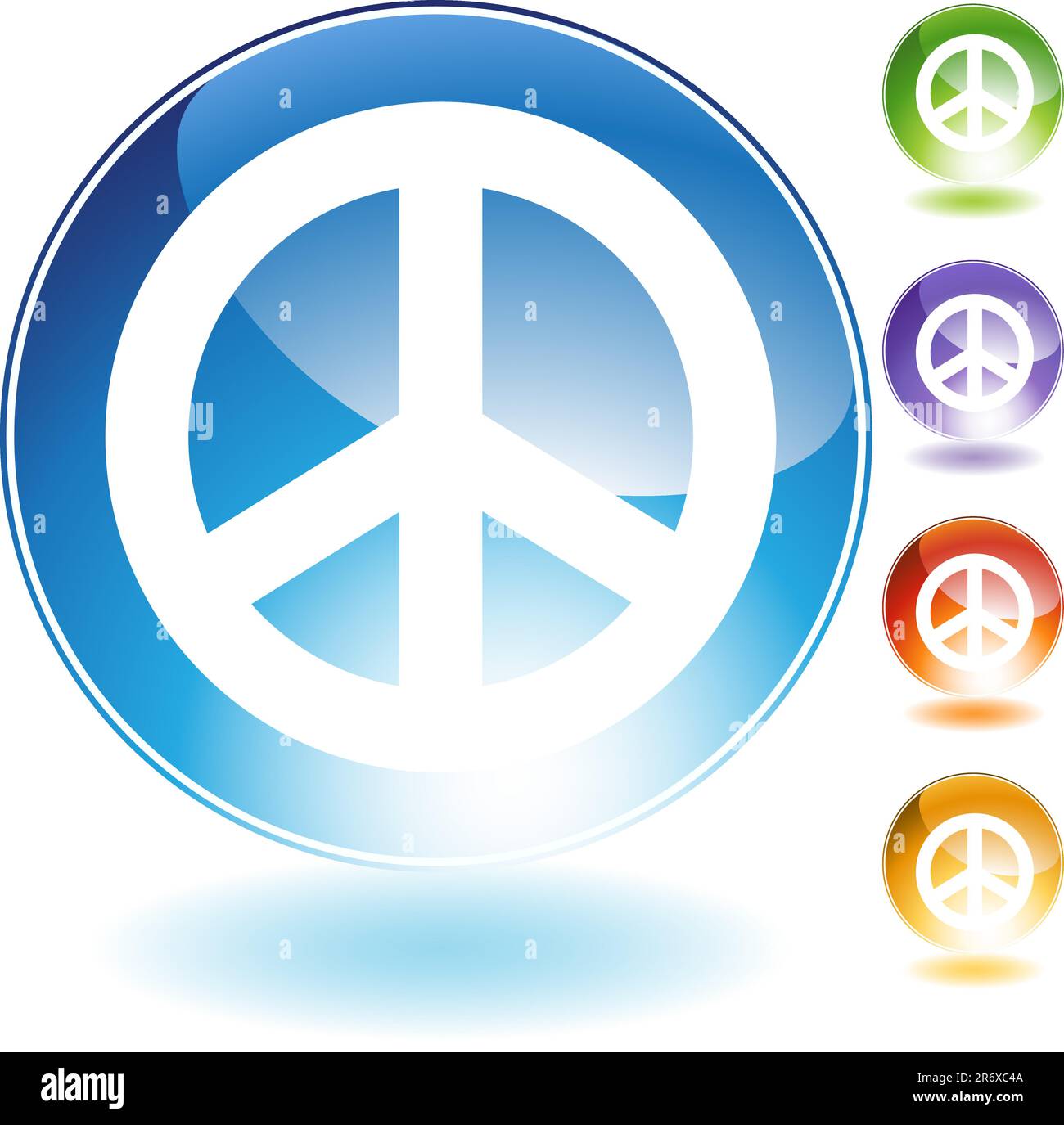 Purple peace sign Stock Vector Images - Alamy