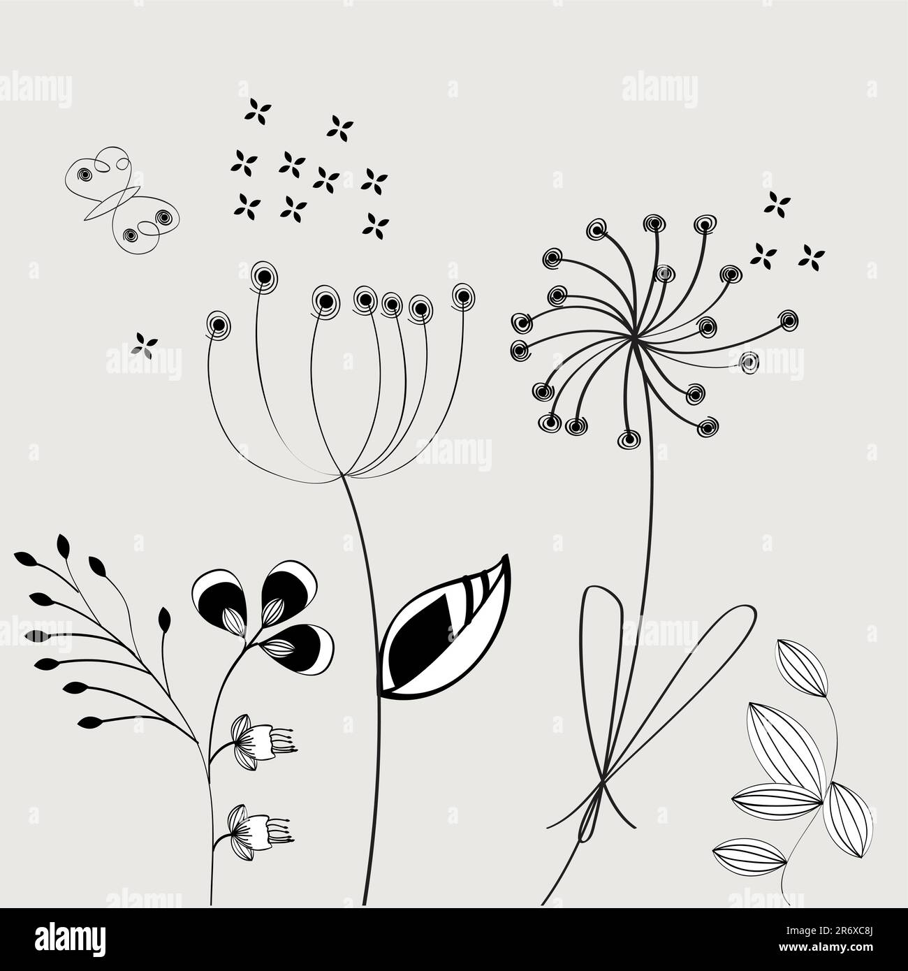 Traditional wedding flowers Stock Vector Images - Alamy