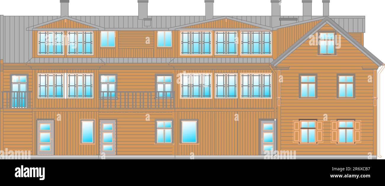 Door with brick facade Stock Vector Images - Alamy