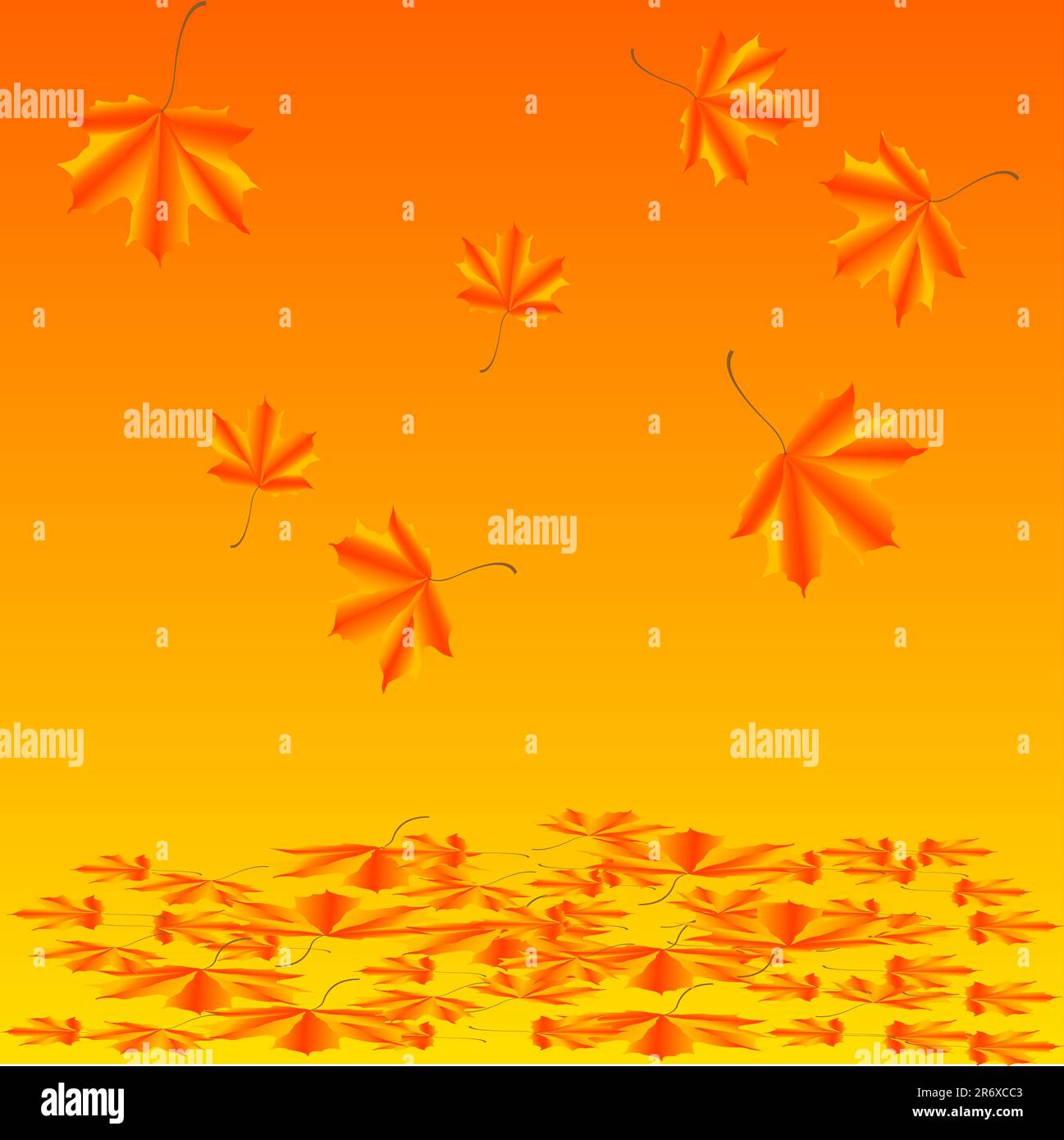 Autumn leaves texture nice Stock Vector Images - Alamy