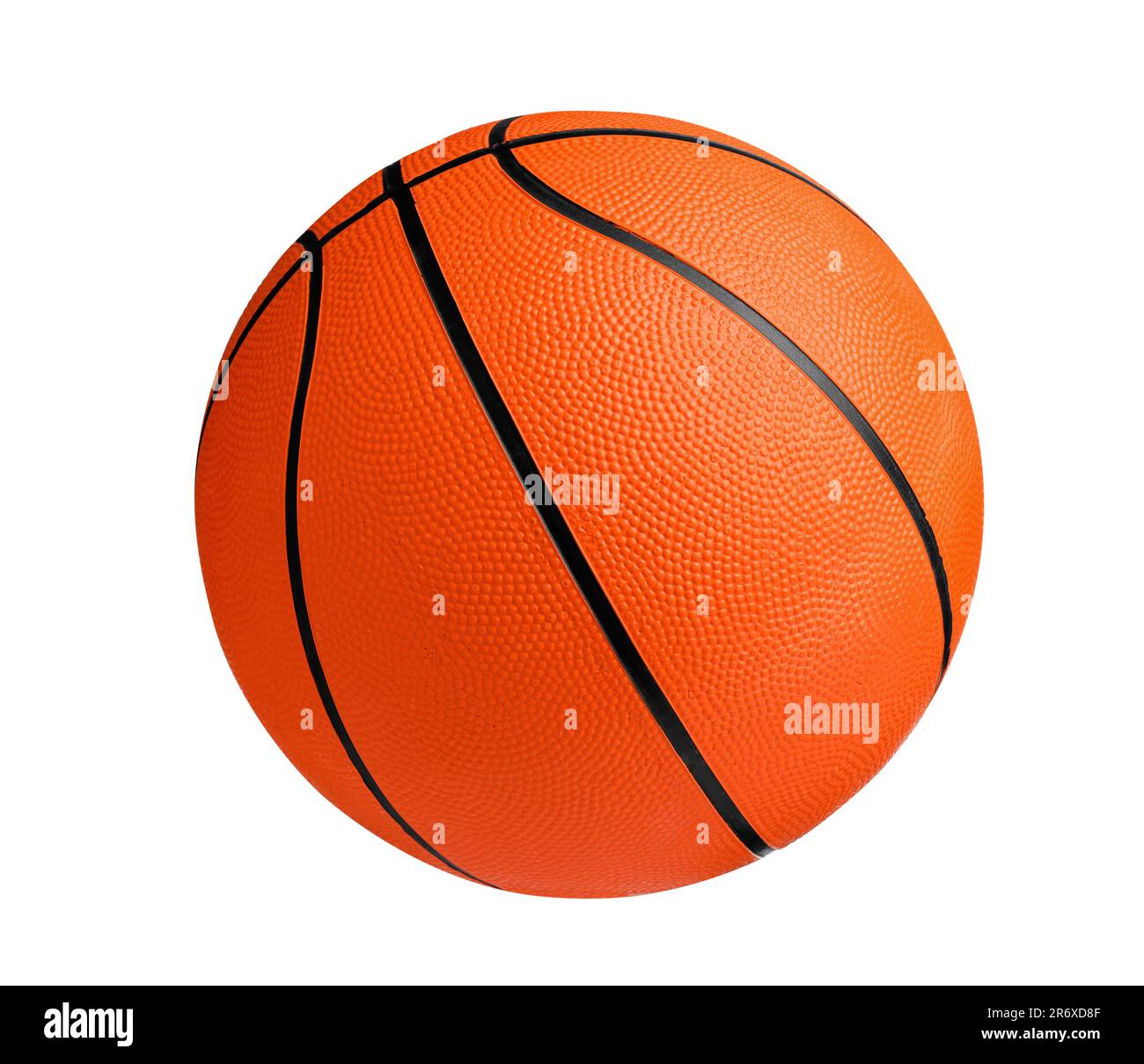 New orange basketball ball isolated on white Stock Photo - Alamy