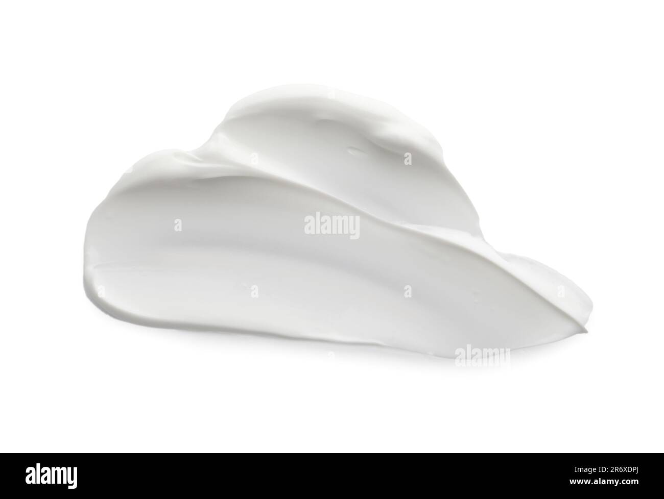 Samples of face cream on white background Stock Photo - Alamy