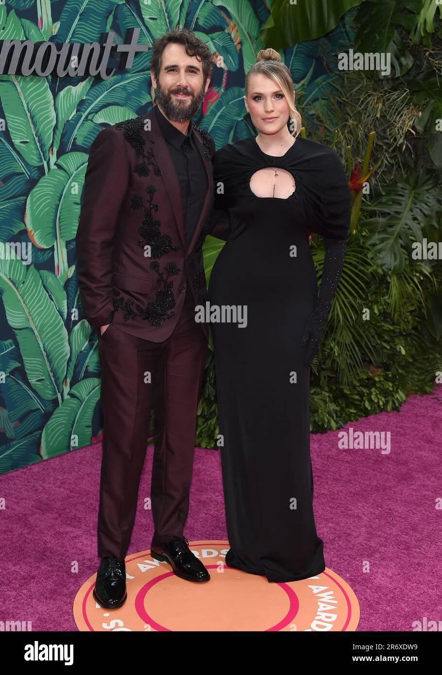 New York City, USA. 11th June, 2023. Josh Groban and Natalie McQueen ...