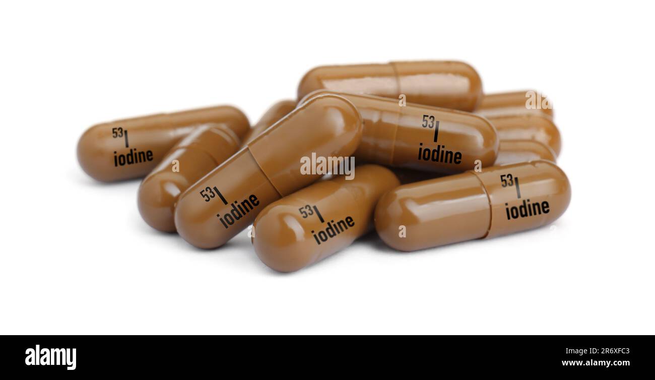 Iodine pills hi-res stock photography and images - Alamy