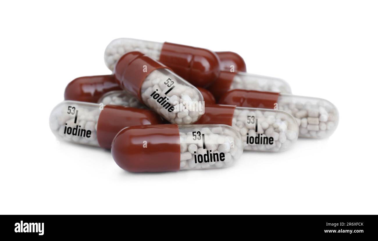 Iodine tablet Cut Out Stock Images & Pictures - Alamy