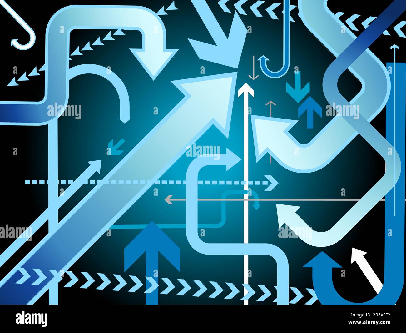 Blue abstract background with arrows Stock Vector Image & Art - Alamy