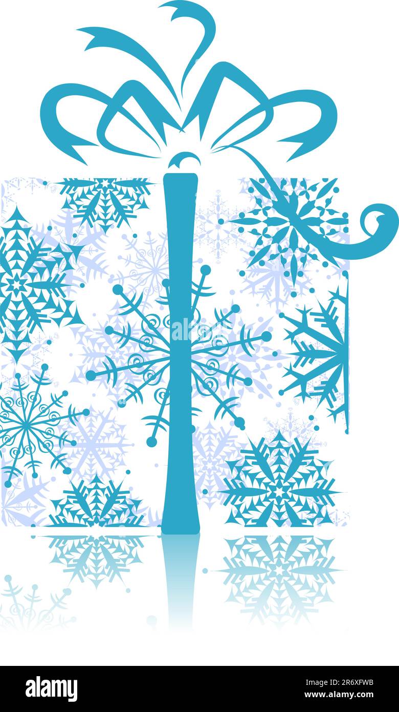 Christmas gift box Stock Vector Image & Art - Alamy