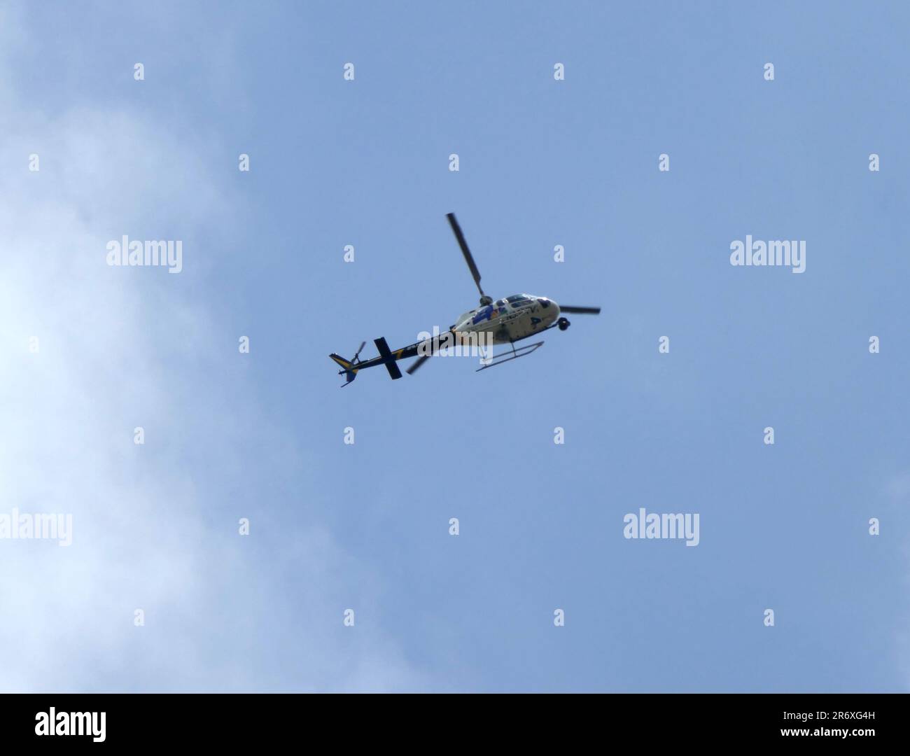 Los Angeles, California, USA 8th June 2023 NBC 4 News Helicopter flying ...