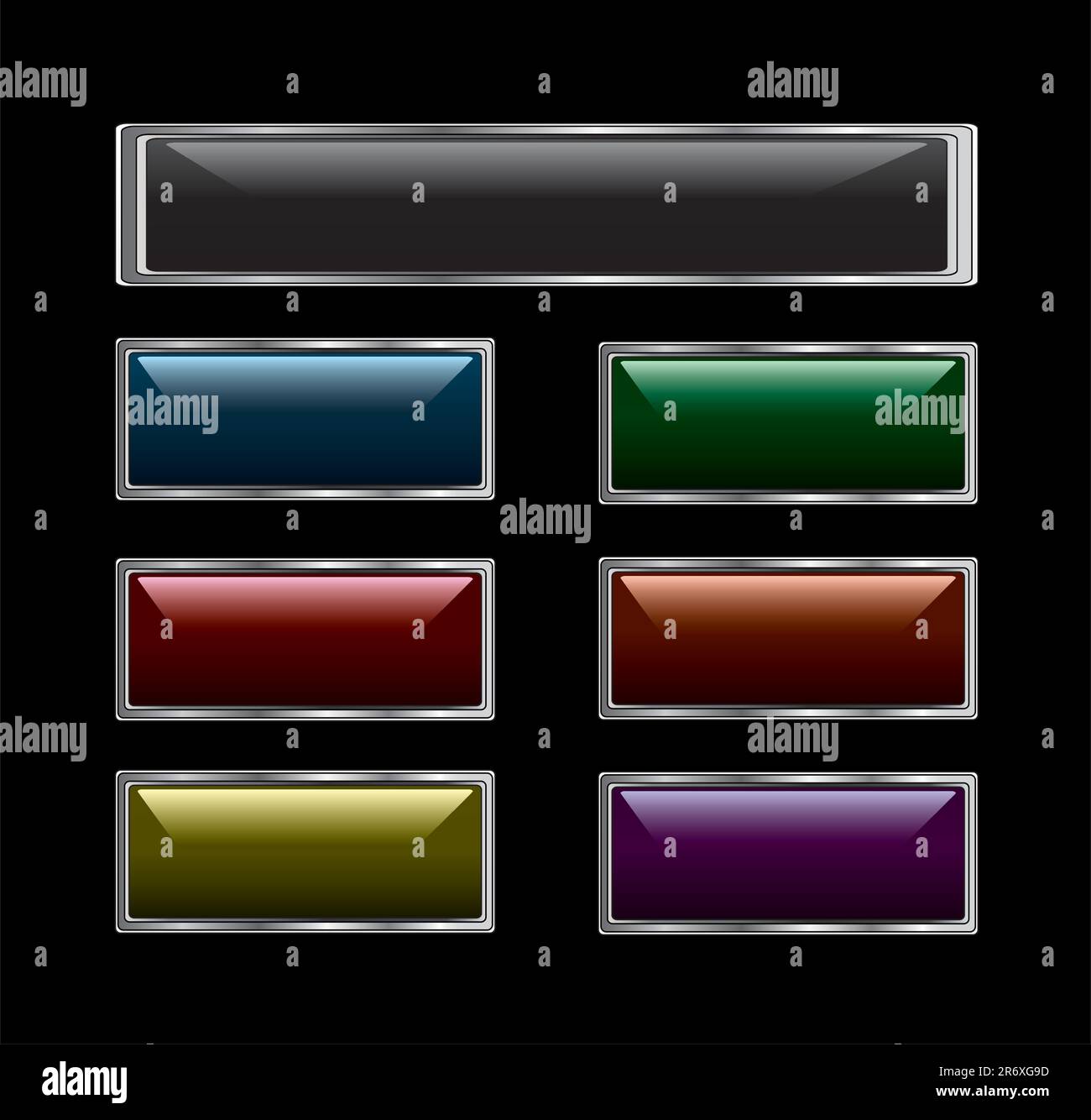 Oval silver picture frame Stock Vector Images - Alamy