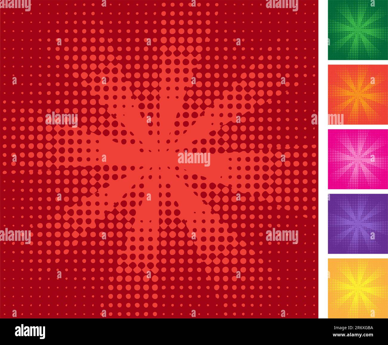 A background star burst pattern - set of multiple colors Stock Vector ...