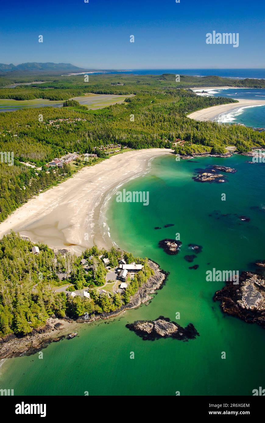 Aerial image of MacKenzie Beach, BC, Canada Stock Photo - Alamy