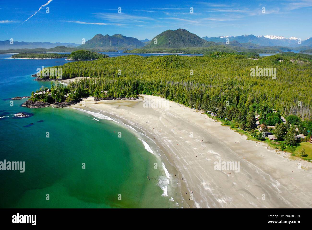 Aerial image of MacKenzie Beach, BC, Canada Stock Photo - Alamy