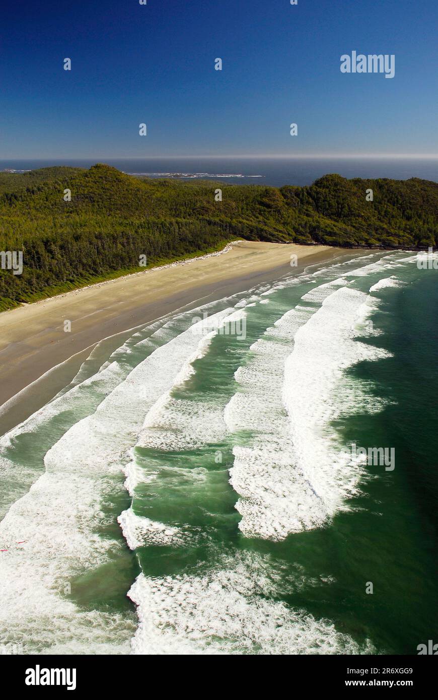 Aerial long beach vancouver island hi-res stock photography and images ...