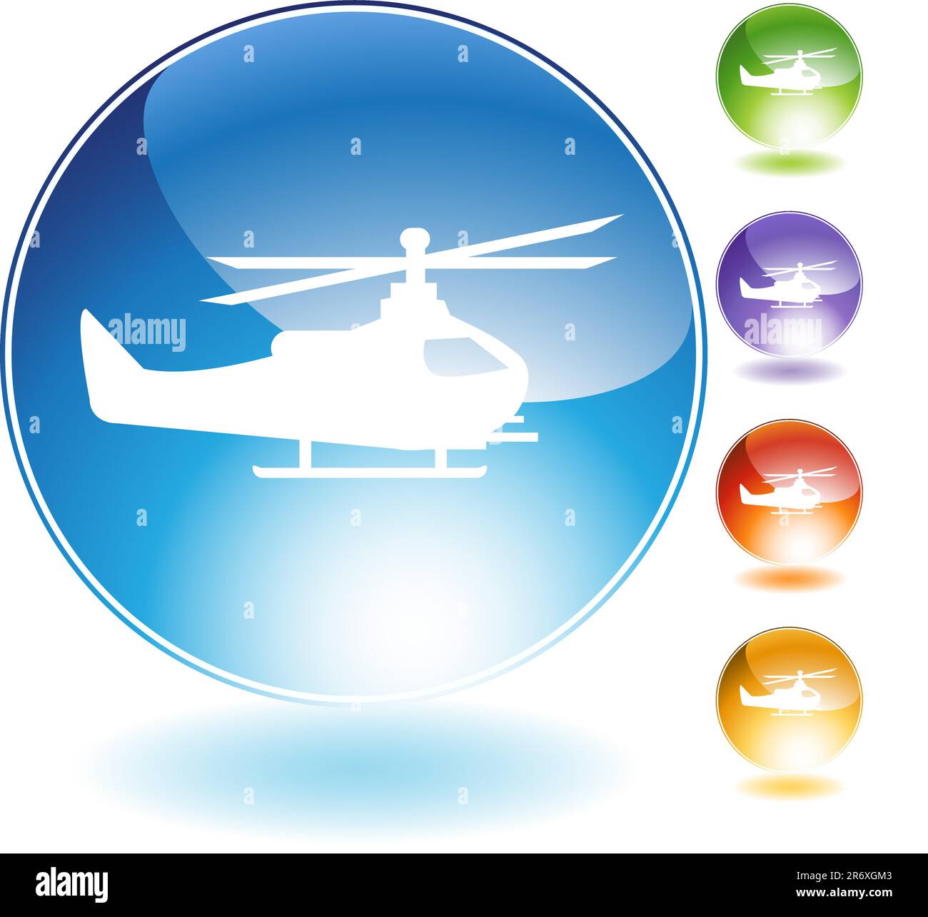 Lifting helicopter Stock Vector Images - Alamy