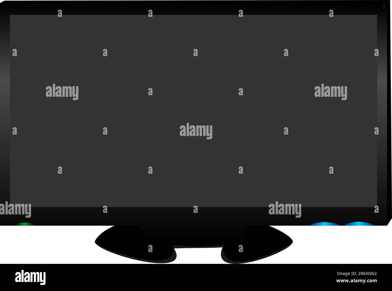 Realistic illustration LCD TV - vector Stock Vector Image & Art - Alamy