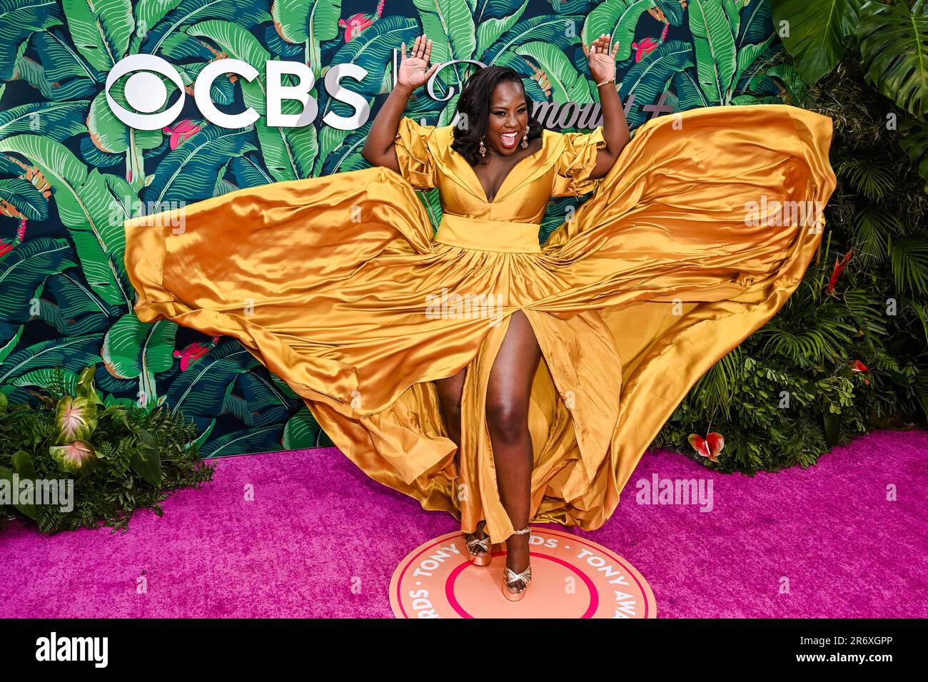 New York, USA. 11th June, 2023. Crystal Lucas-Perry walking on the red ...