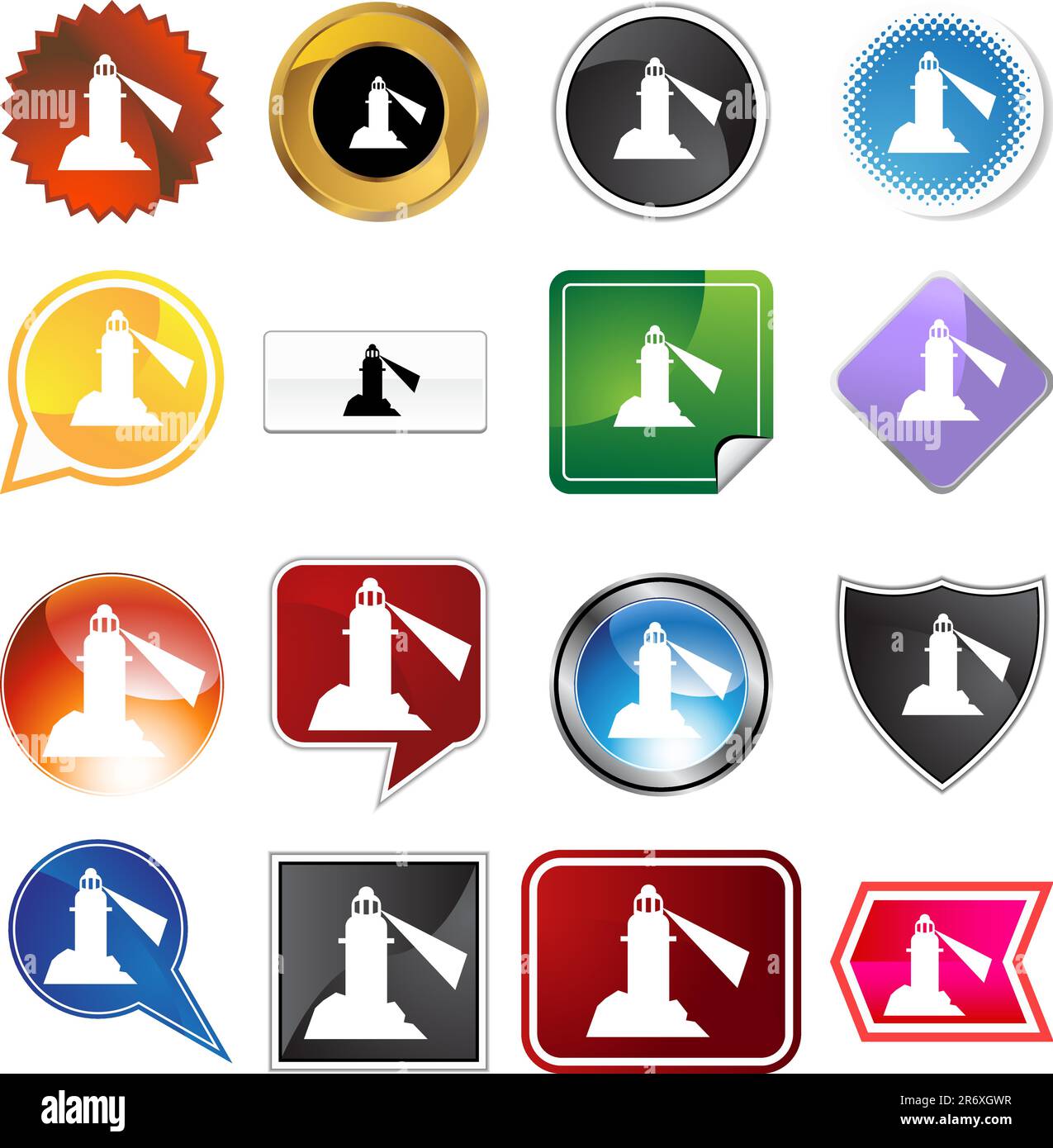 House on round background Stock Vector Images - Alamy