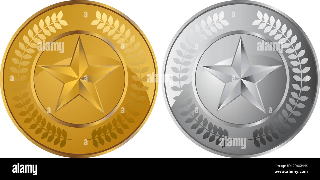 Star coins hi-res stock photography and images - Alamy