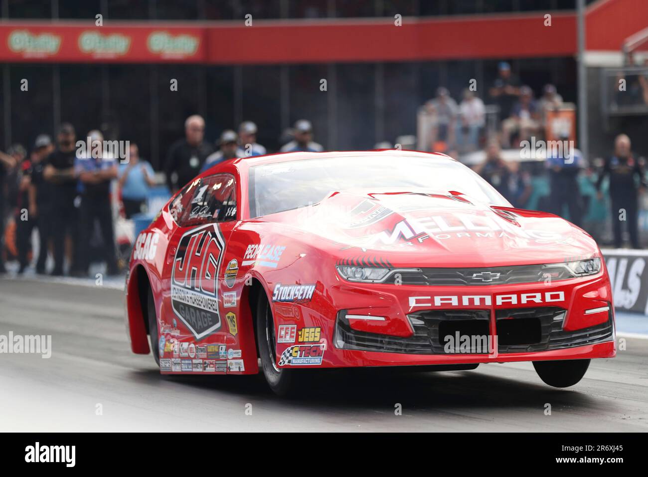 Erica Enders competes in the Pro Stock NHRA auto race in Bristol, Tenn ...