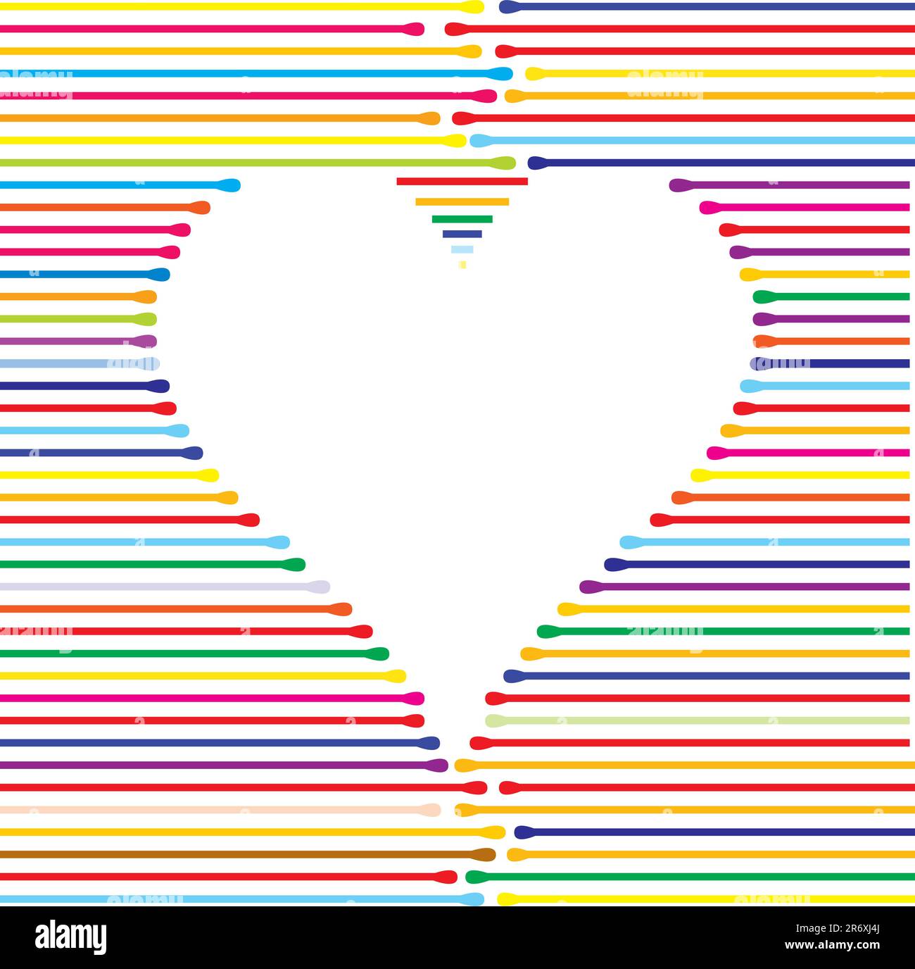 Colorful rainbow made from Stock Vector Images - Alamy