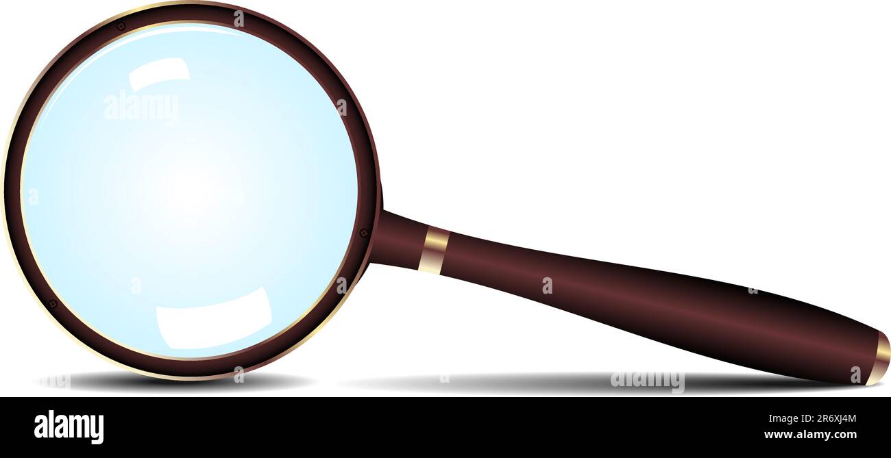 Magnifying glass icon - vector Stock Vector Image & Art - Alamy