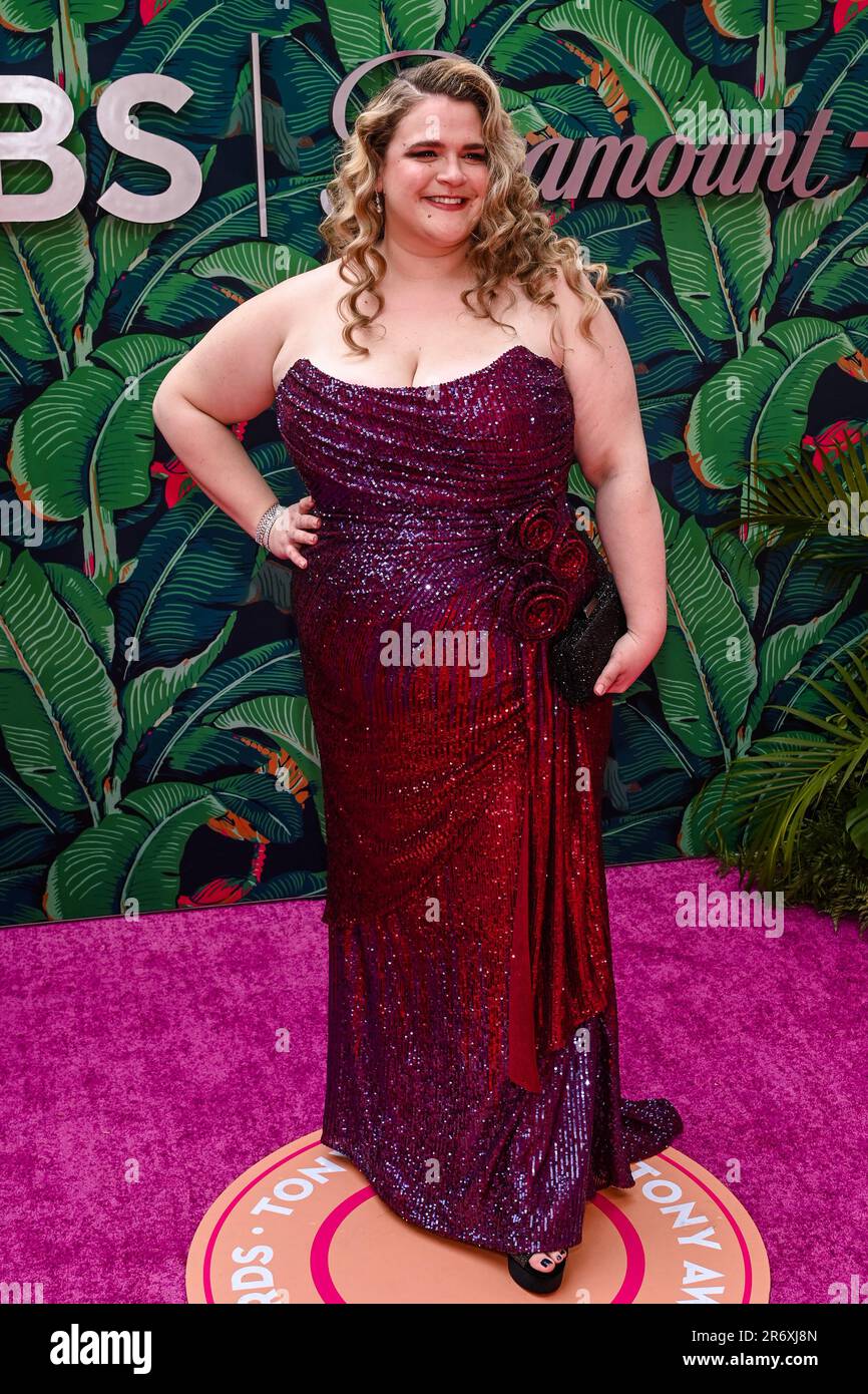 New York, USA. 11th June, 2023. Bonnie Milligan walking on the red ...