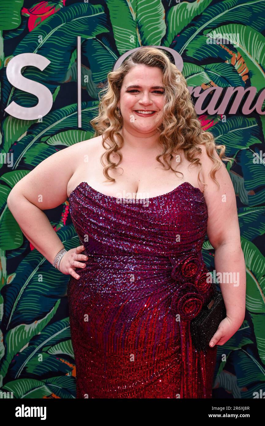 New York, USA. 11th June, 2023. Bonnie Milligan walking on the red ...