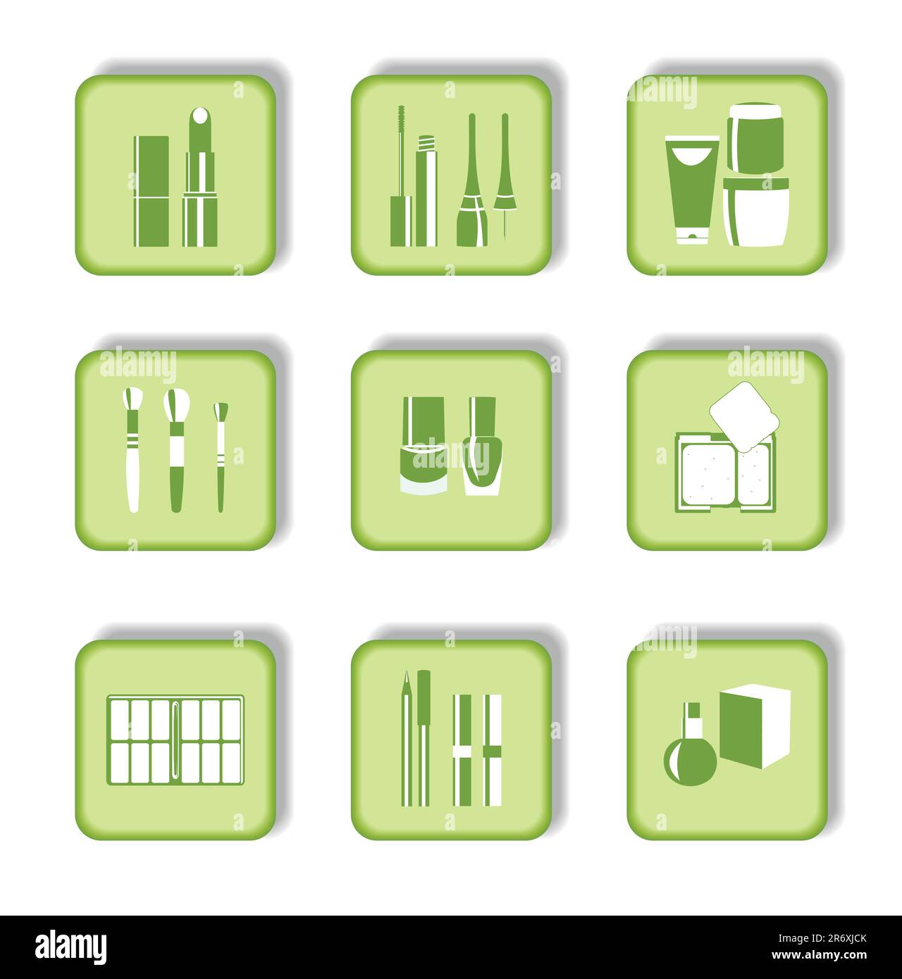 Cosmetic icons. Vector Stock Vector Image & Art - Alamy