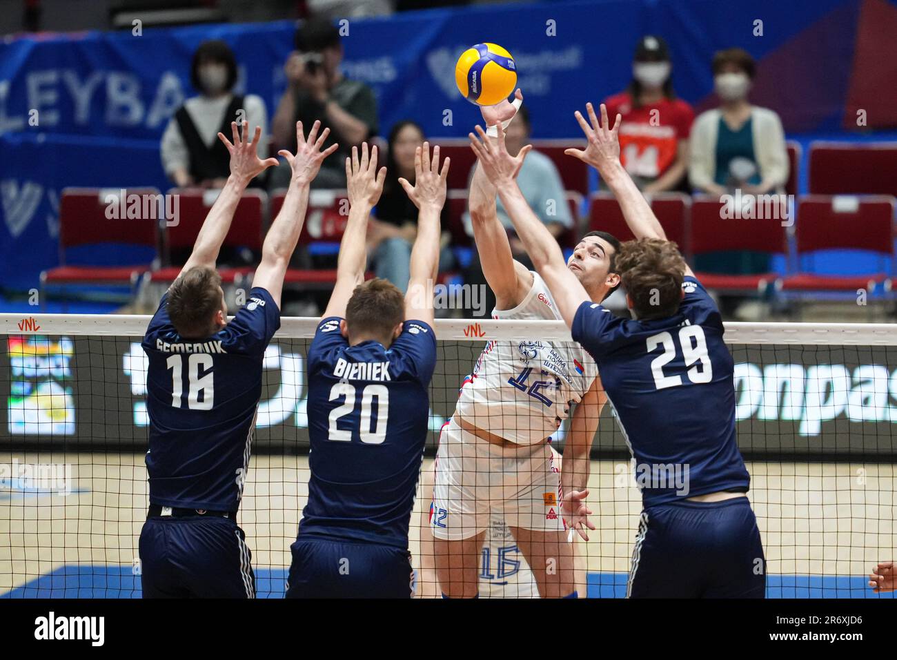 Nippongaishi Hall, Aichi, Japan. 11th June, 2023. Peric Pavle (SRB ...