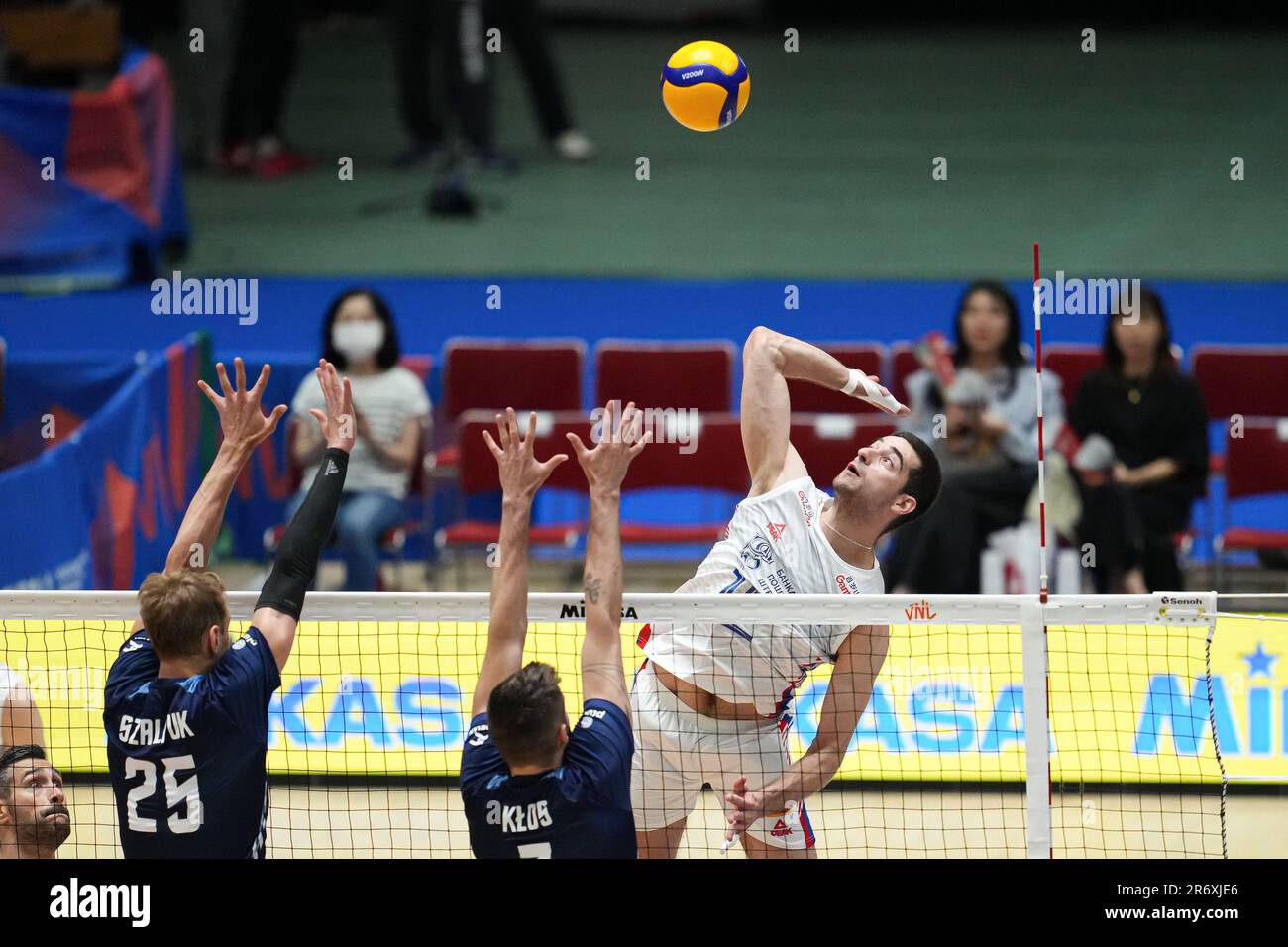 Nippongaishi Hall, Aichi, Japan. 11th June, 2023. Peric Pavle (SRB ...