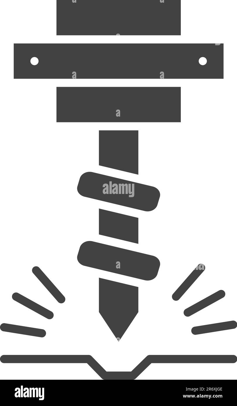 Image drilling machine Stock Vector Images - Alamy