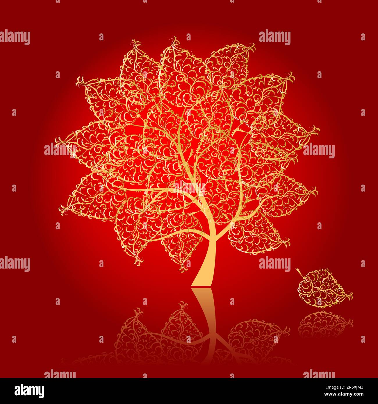 Gold bark Stock Vector Images - Alamy