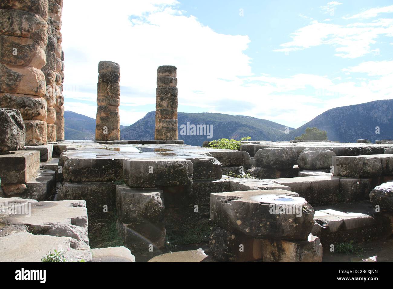 Oracle at Delphi, Greece Stock Photo - Alamy