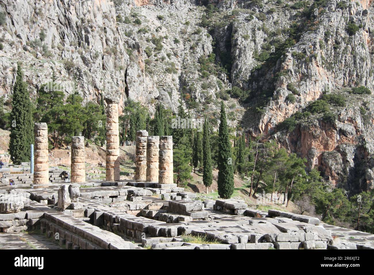 Oracle at Delphi, Greece Stock Photo - Alamy