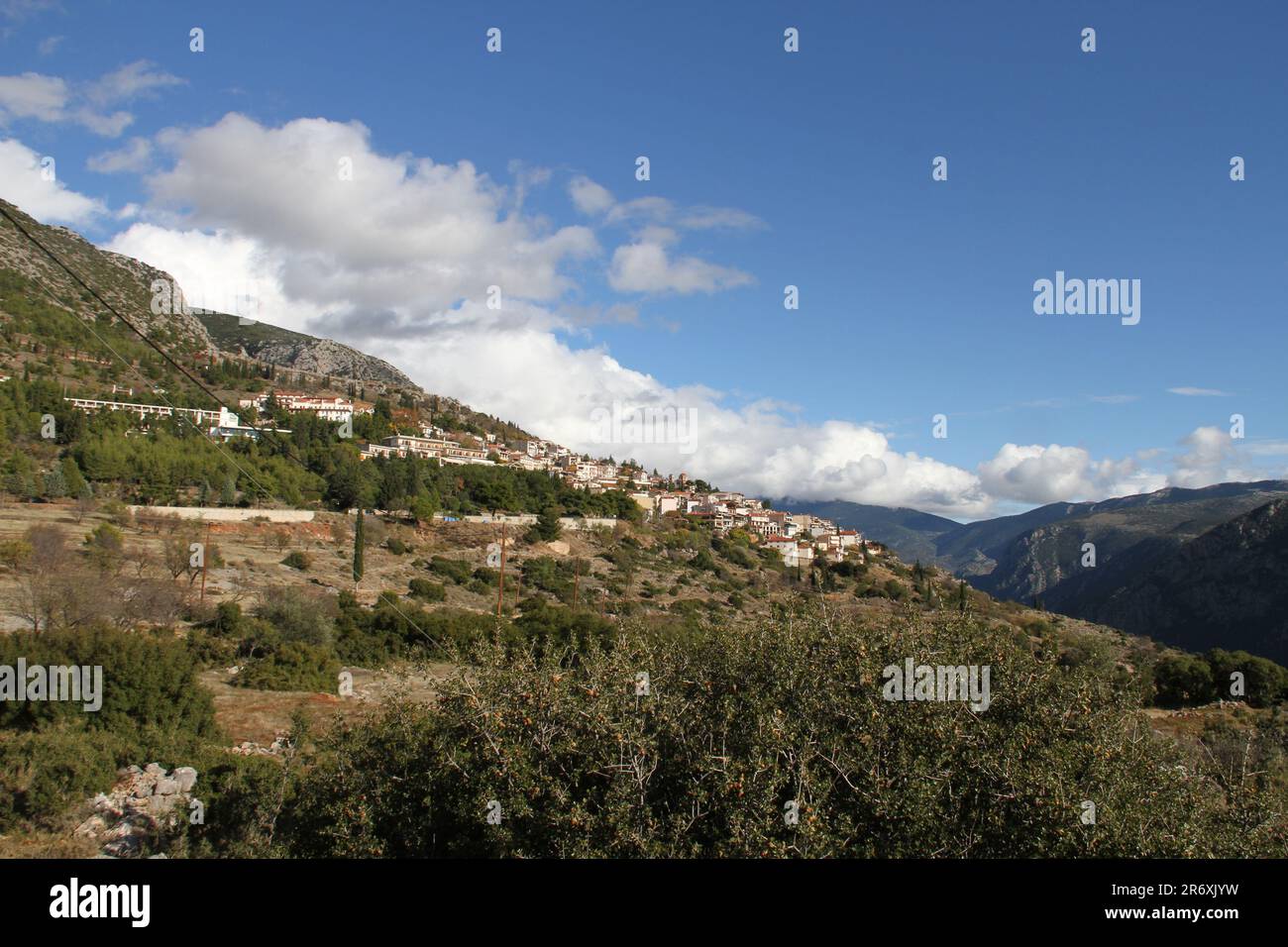 Oracle at Delphi, Greece Stock Photo - Alamy