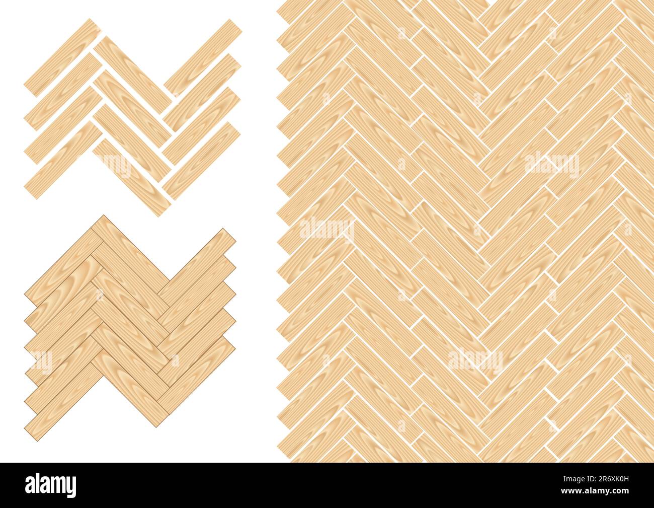 Oak parquet floor Stock Vector Images - Alamy