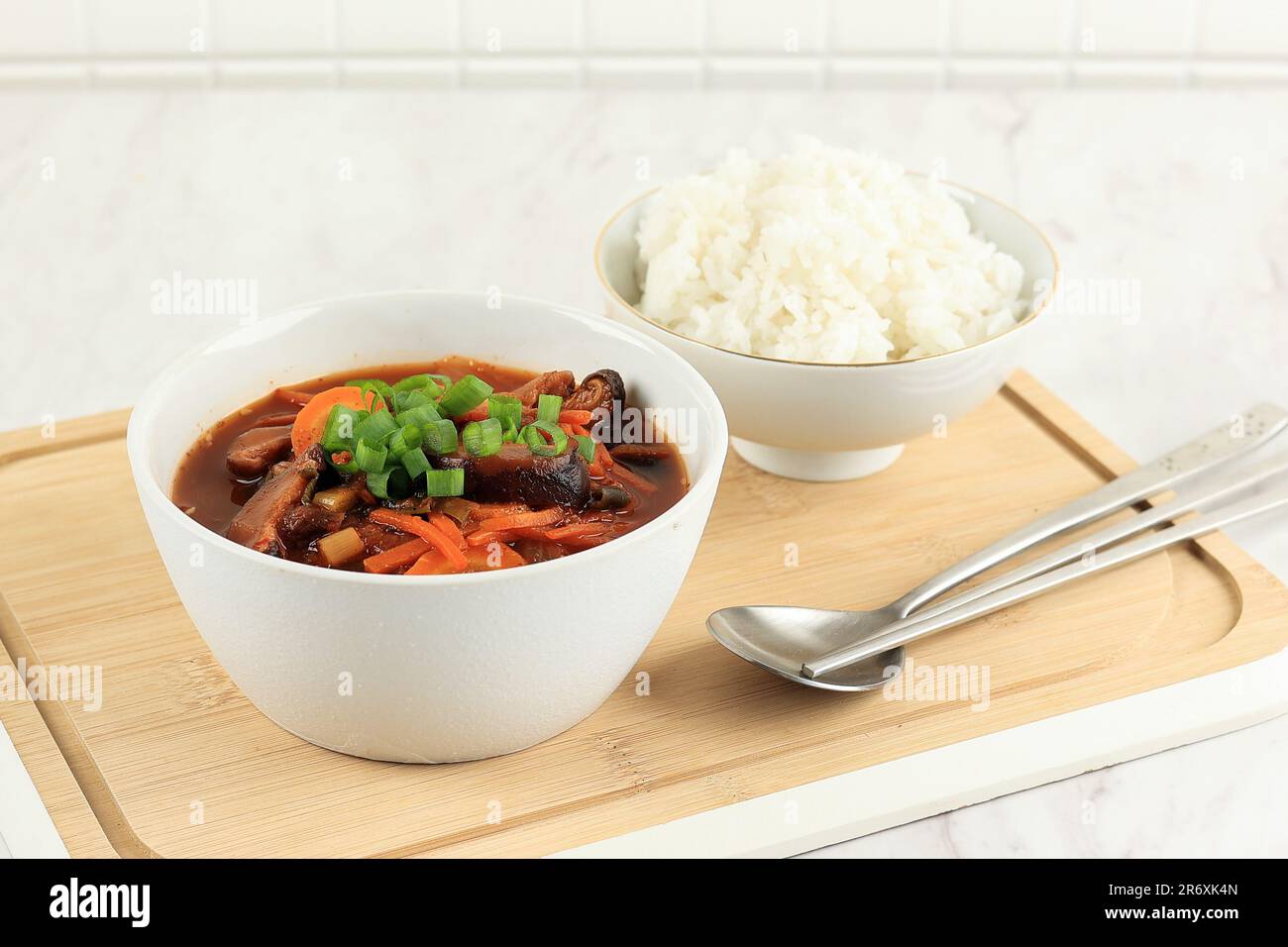 Kimchi Stew or Kimchi Soup, Korea's National Dish Spicy Soup with ...