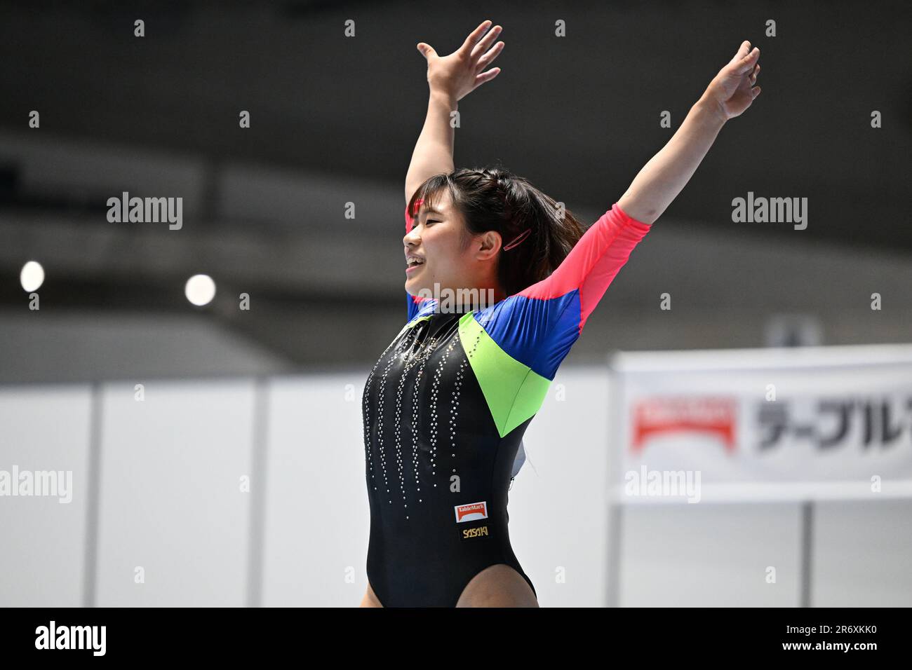 Yoyogi 1st Gymnasium, Tokyo, Japan. 10th June, 2023. Ayaka Sakaguchi ...
