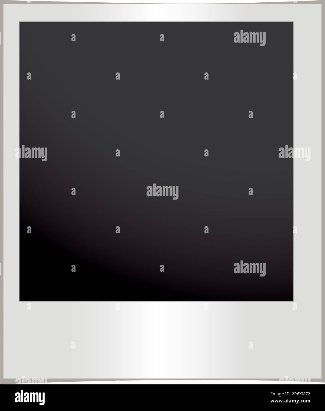 single instant photo with black space with place to add your own image ...