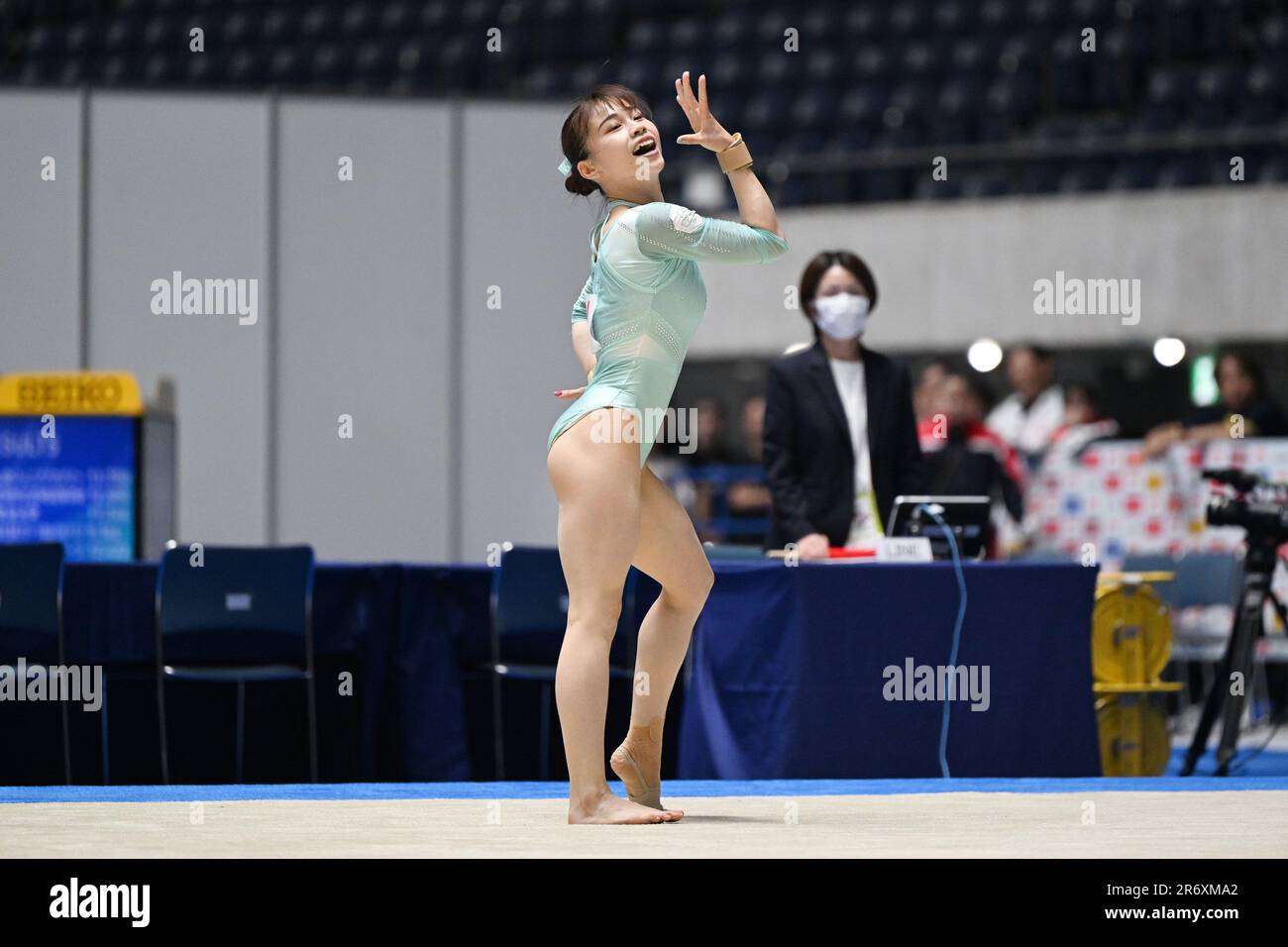 Yoyogi 1st Gymnasium, Tokyo, Japan. 11th June, 2023. Aiko Sugihara, JUNE 11, 2023 - Artistic ...