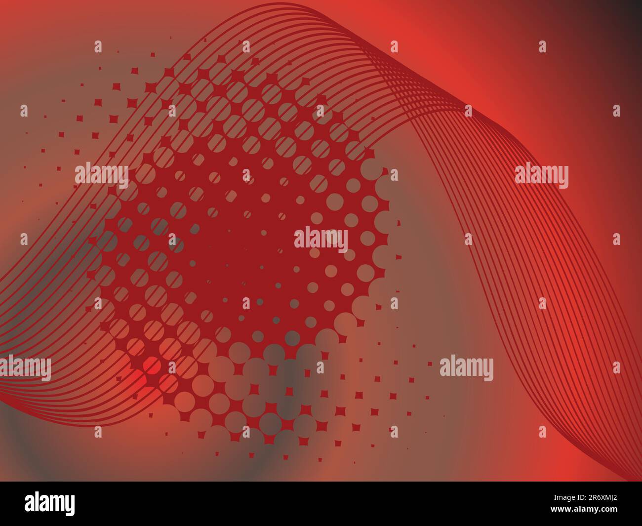 vector illustration of abstract red shapes Stock Vector Image & Art - Alamy