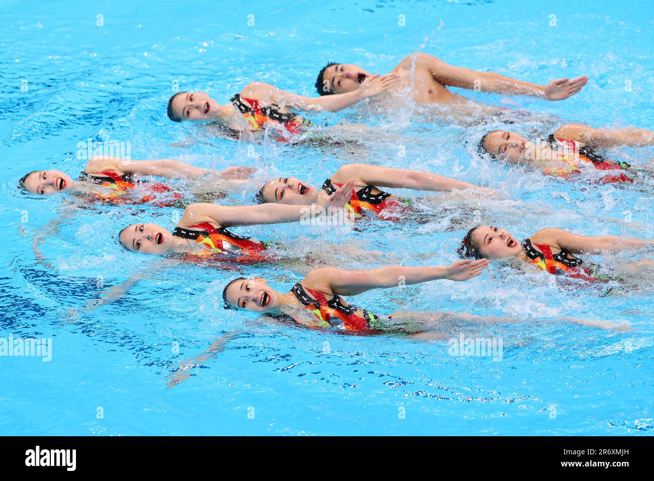 Tokyo, Japan. 11th June, 2023. Japan team group (JPN) Artistic Swimming ...