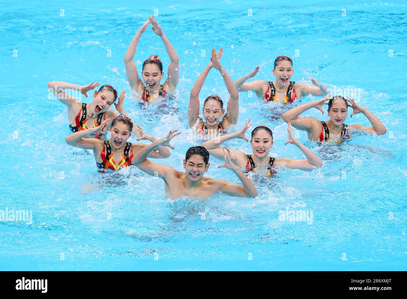 Tokyo, Japan. 11th June, 2023. Japan team group (JPN) Artistic Swimming ...