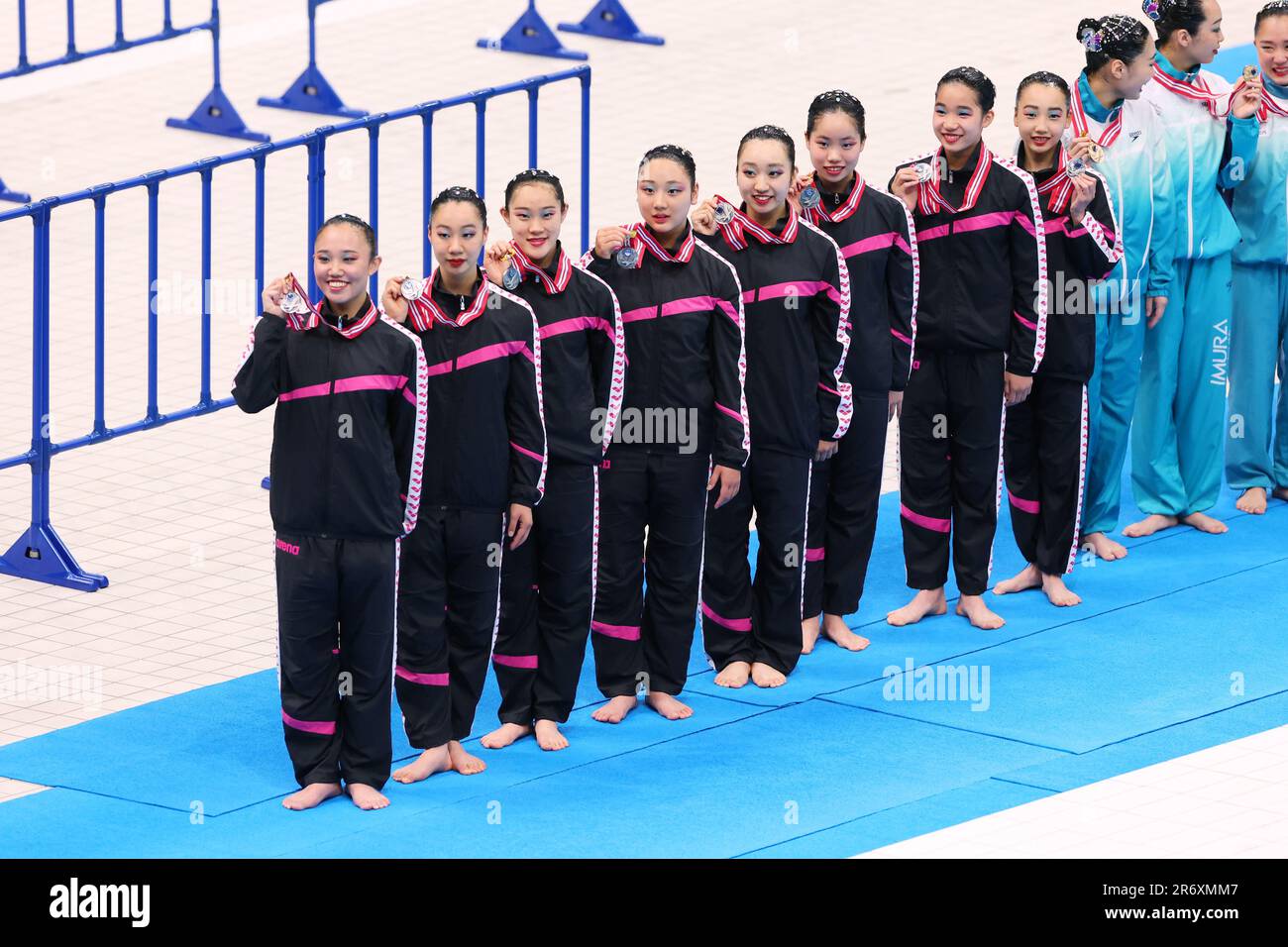 Tokyo, Japan. 11th June, 2023. Athena aqua mates team group Artistic ...