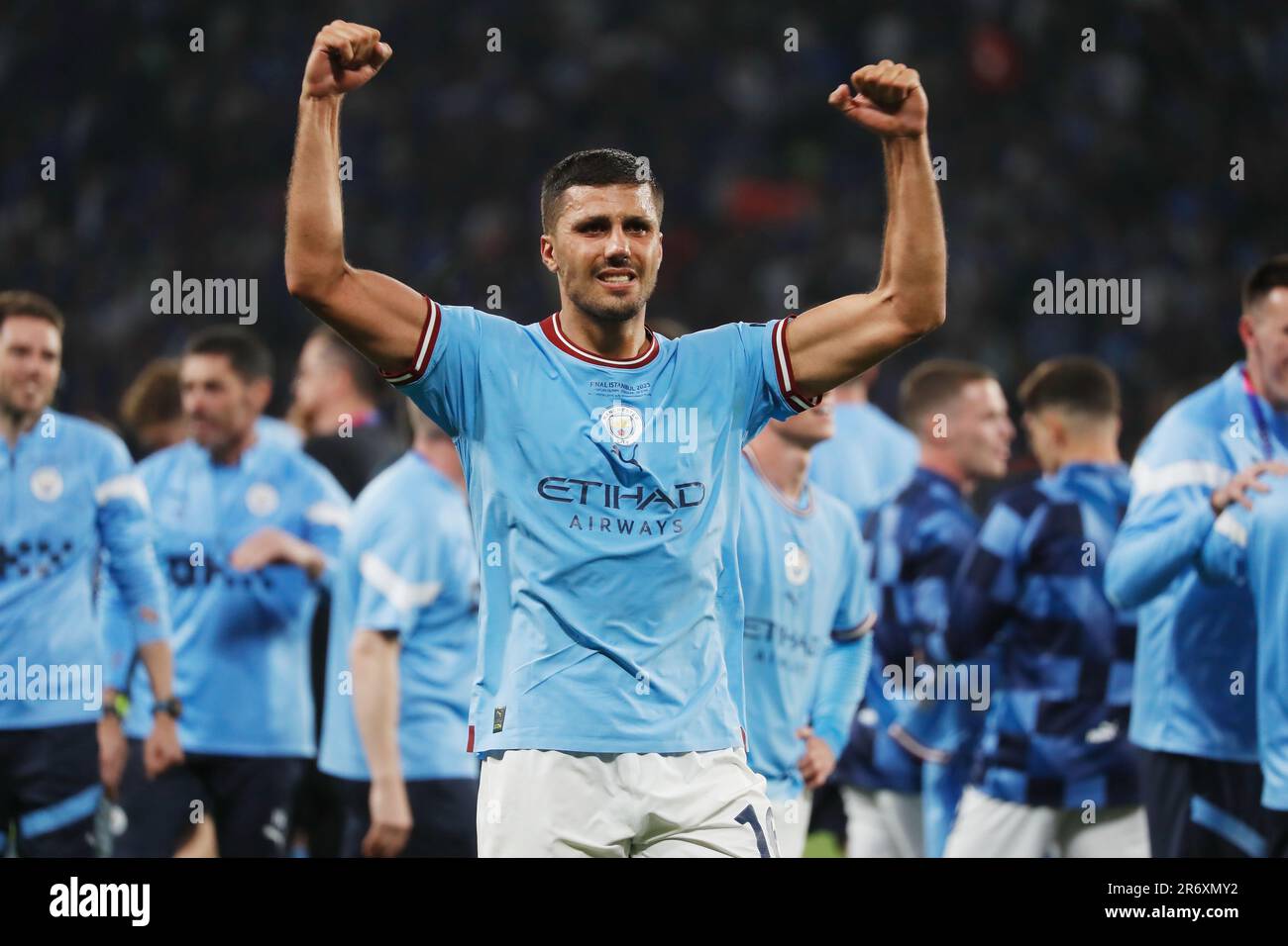 Istanbul, Turkey. 10th June, 2023. Rodri (ManC) Football/Soccer : Rodri ...