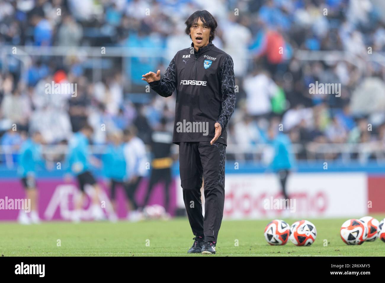 Kanagawa, Japan. 11th June, 2023. Shunsuke Nakamura coach (Yokohama FC ...