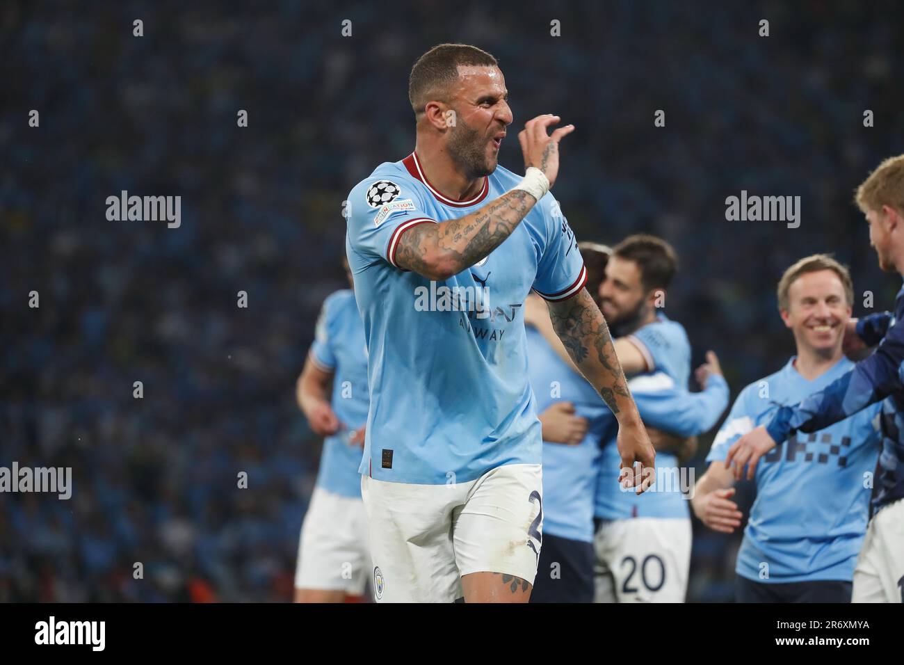 Istanbul, Turkey. 10th June, 2023. Kyle Walker (ManC) Football/Soccer ...