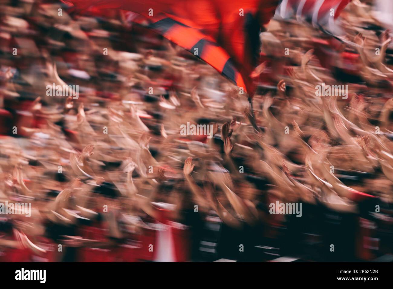 Kanagawa, Japan. 11th June, 2023. Urawa Red Diamonds fans (Reds ...
